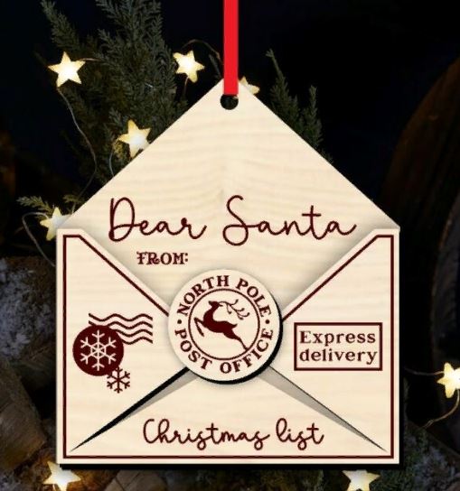 Digital Template Cnc Router Files Christmas Letter Holder Cn | Inspire ...