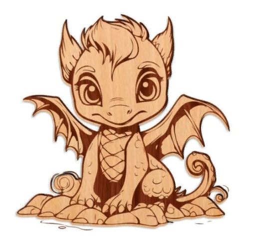 Digital Template Cnc Router Files Dragon Cnc for Wood Laser | Inspire ...