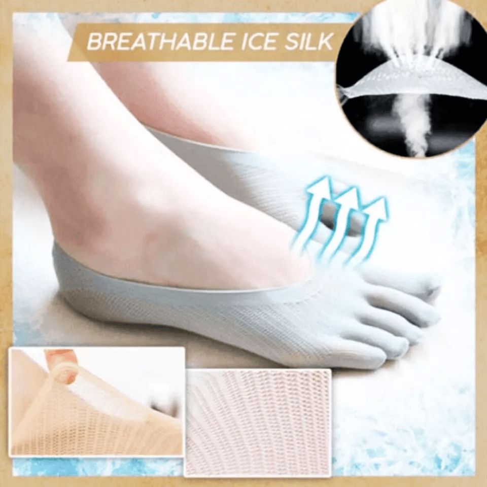Low Cut Mens Womens No Show Invisible Toe Socks | Inspire Uplift