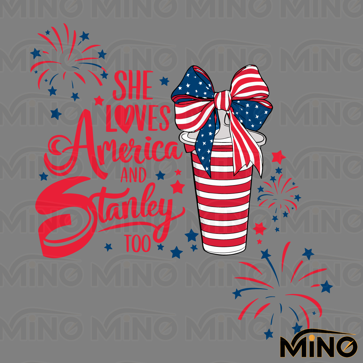 She Loves America And Stanley Too SVG Digital Download Files | Inspire ...