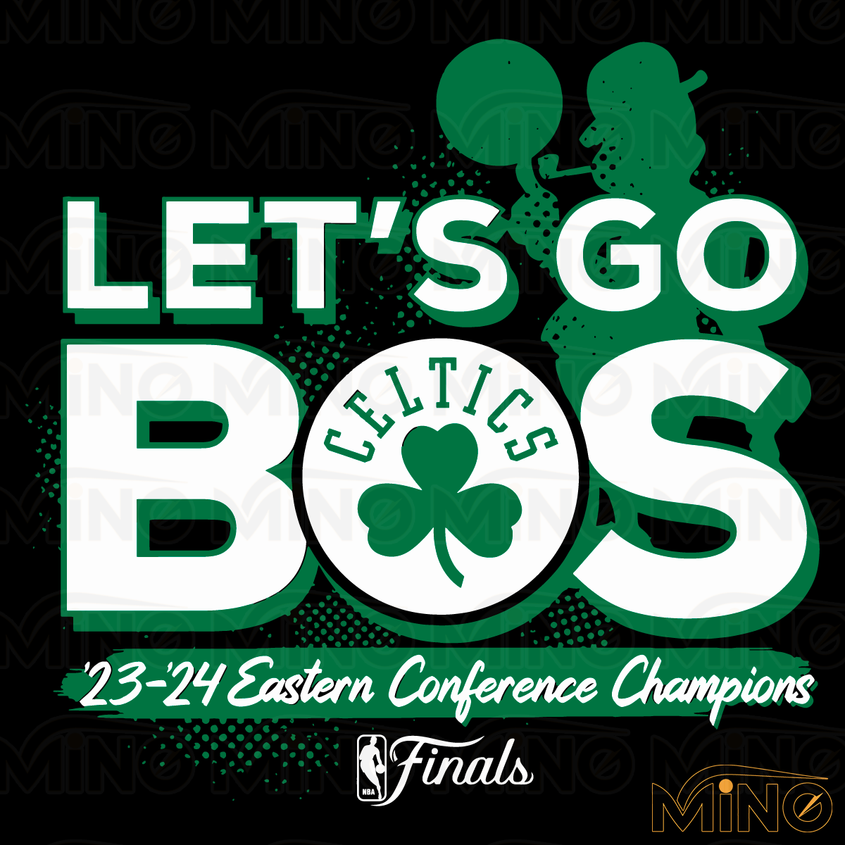 Lets Go Bos Eastern Conference Champions SVG | Inspire Uplift