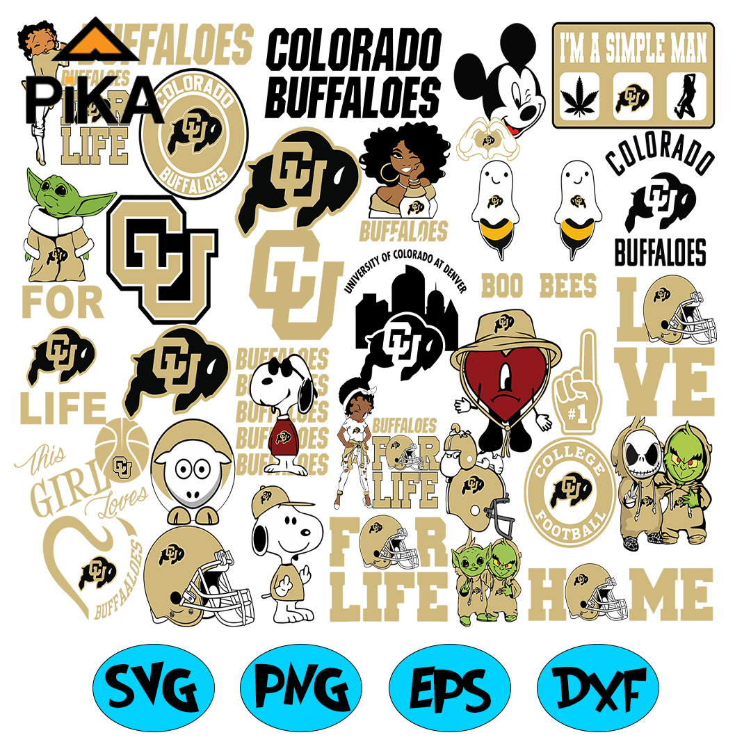 Colorado Buffaloes Bundle Svg, Sport Svg, Colorado Buffaloes | Inspire ...