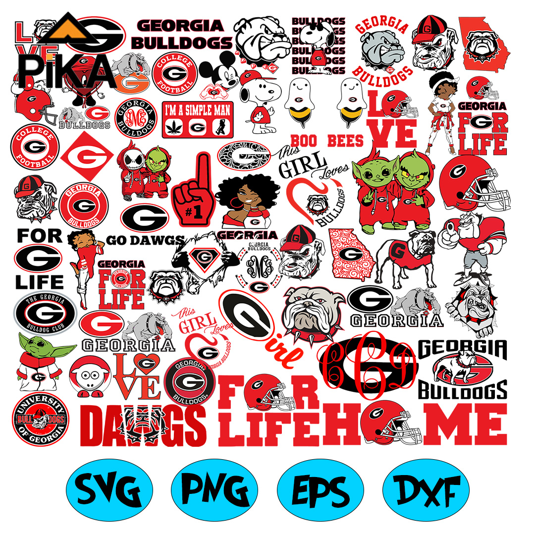 Georgia Bulldogs Bundle Svg, Sport Svg, Georgia Bulldogs Svg | Inspire ...