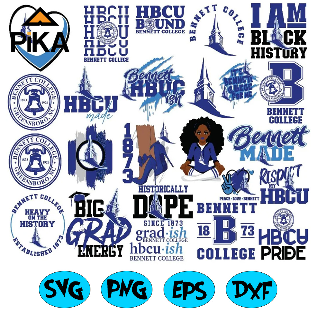 Bennett College Svg, Hbcu svg, Hbcu Teams svg, Hbcu Football - Inspire ...