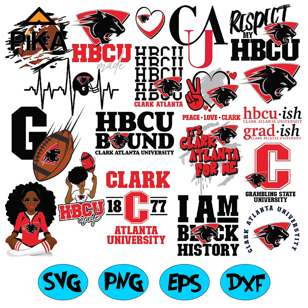 Clark Atlanta University Svg, Hbcu svg, Hbcu Teams svg, Hbcu | Inspire ...