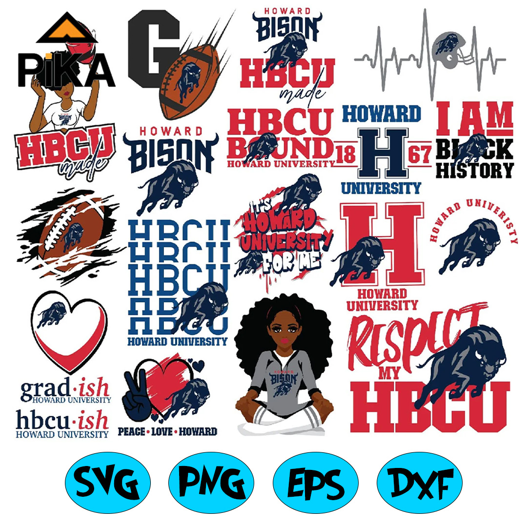 Howard University Svg, Hbcu svg, Hbcu Teams svg, Hbcu Footba | Inspire ...