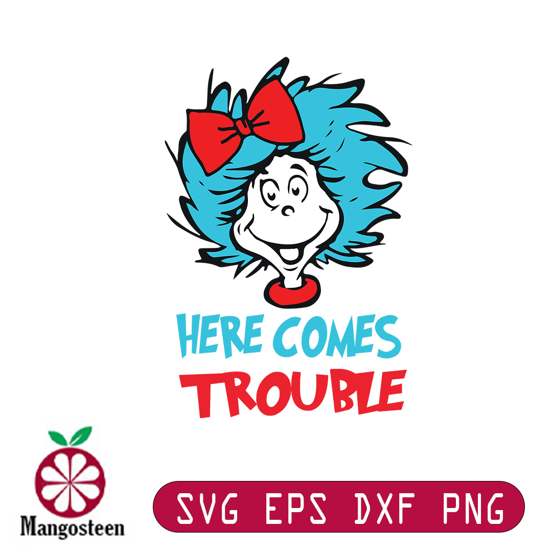Little miss thing one, Dr Seuss Svg, Dr. Seuss Cat In The Ha - Inspire ...