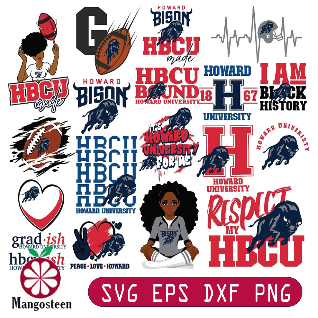 Howard University Svg, Hbcu svg, Hbcu Teams svg, Hbcu Footba - Inspire ...