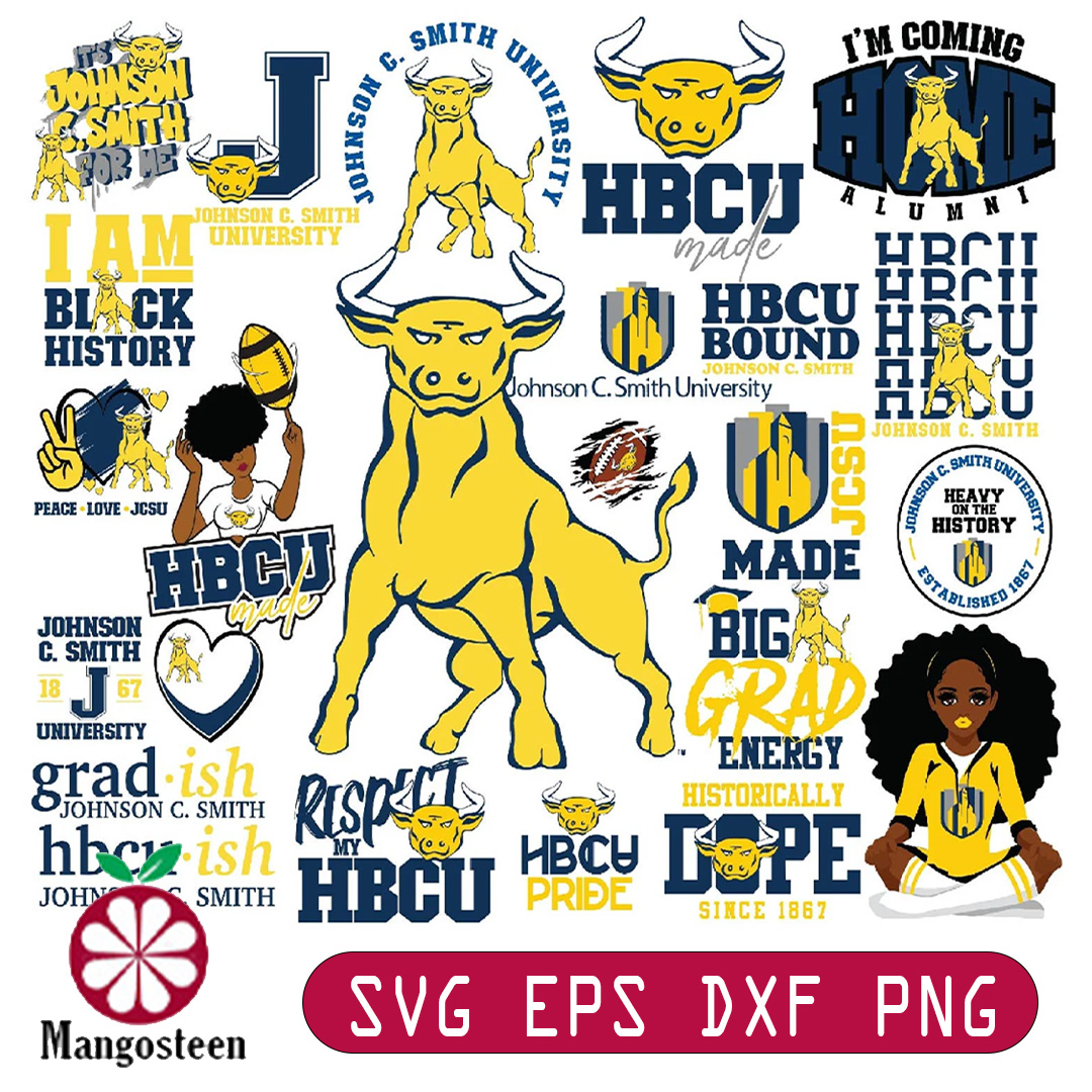 Johnson C. Smith Svg, Hbcu svg, Hbcu Teams svg, Hbcu Footbal | Inspire ...