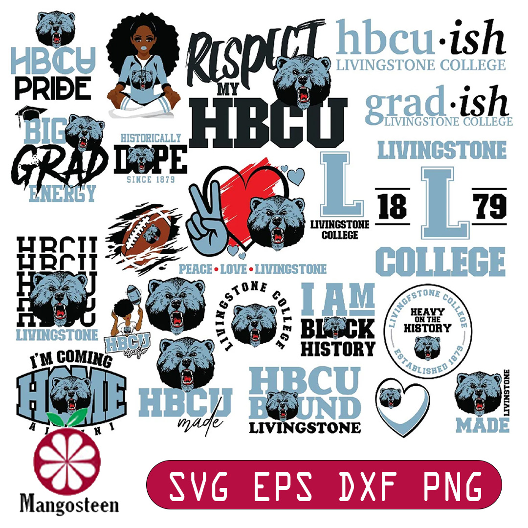 Livingstone College Svg, Hbcu svg, Hbcu Teams svg, Hbcu Foot | Inspire ...