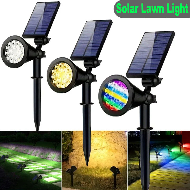 Solar 18 LED Outdoor Light Adjustable Garden Spot Lamp | Inspire Uplift