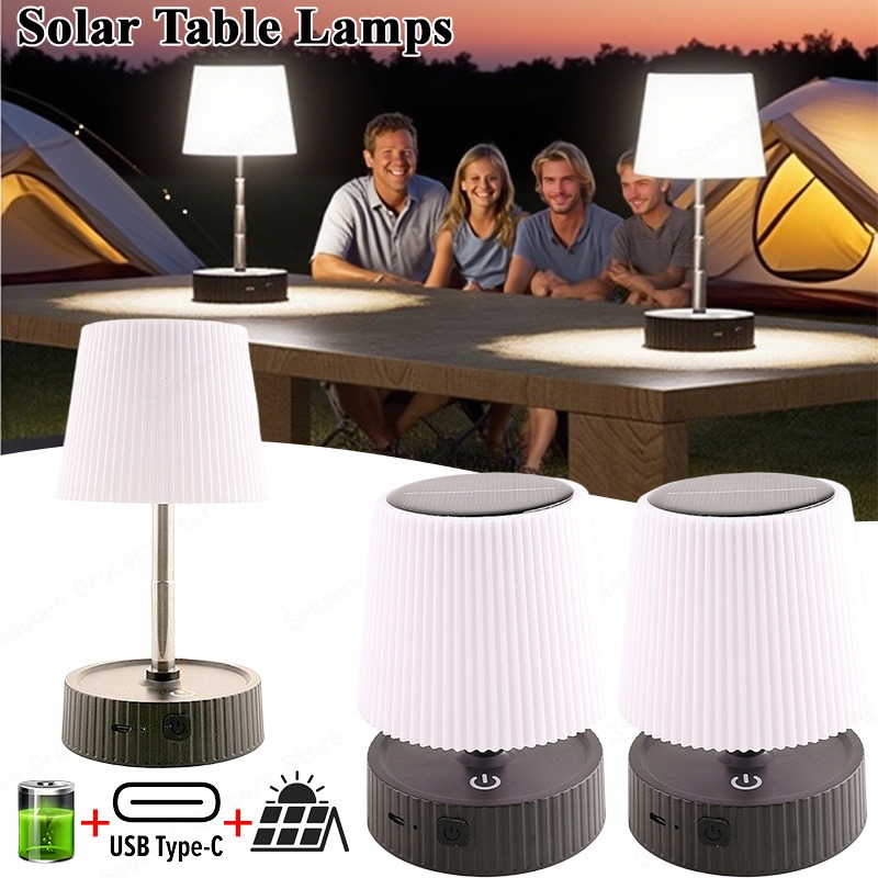 Mini Solar Table Lamp Outdoor Lighting Rechargeable Lamp | Inspire Uplift