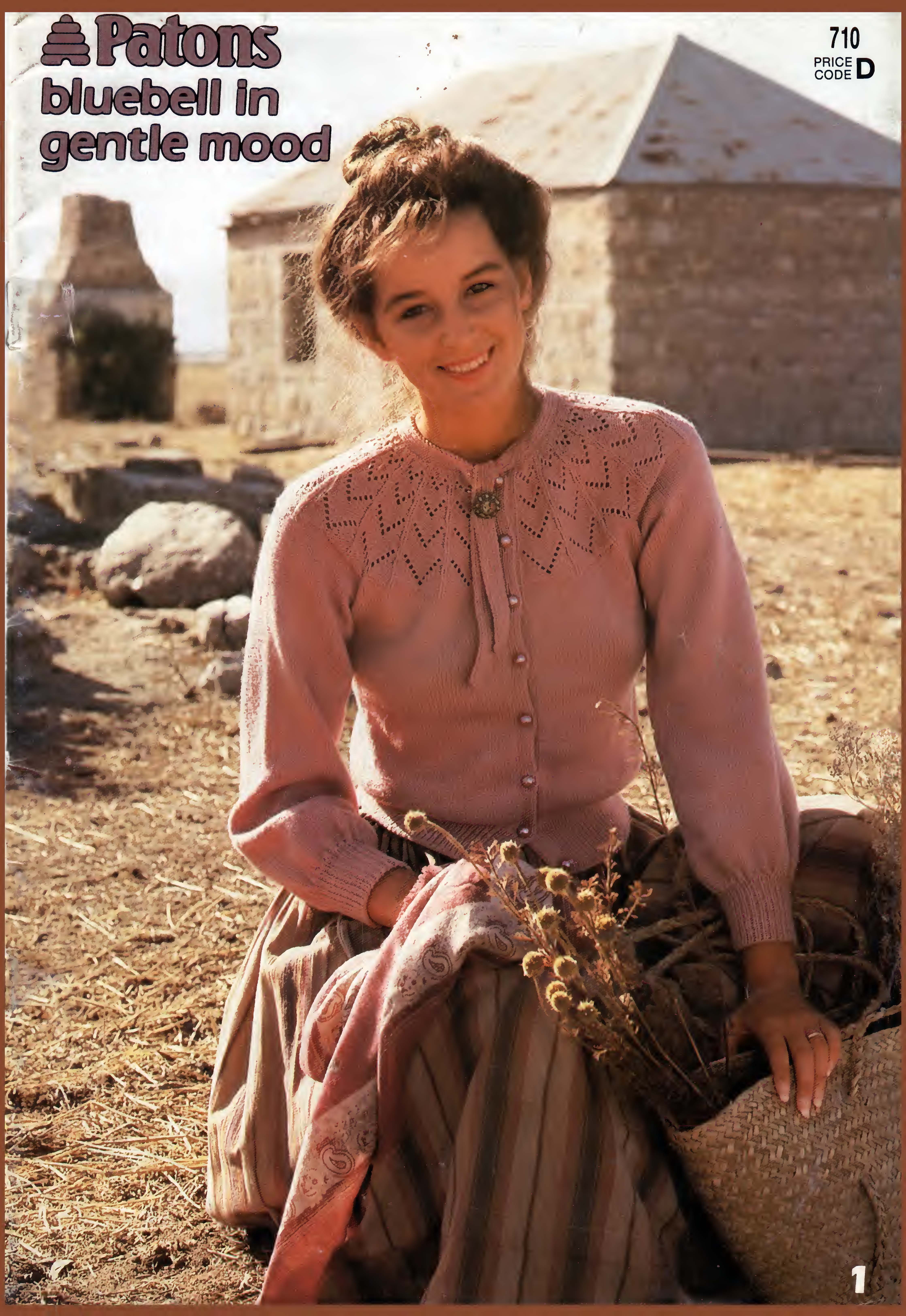Knitting Pattern Patons 710 Bluebell Vintage | Inspire Uplift