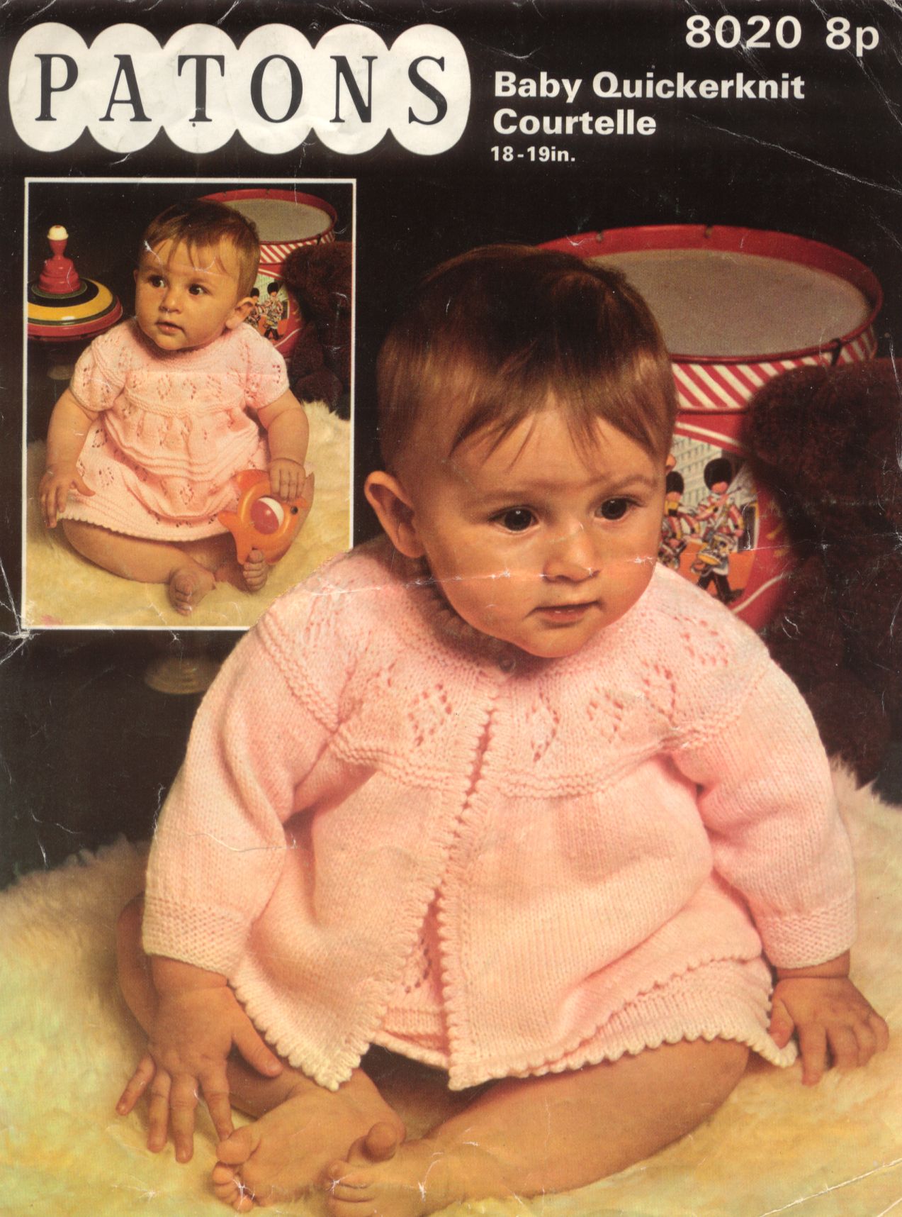 Vintage Knitting Pattern for Baby Patons 8020 Darling Duet | Inspire Uplift