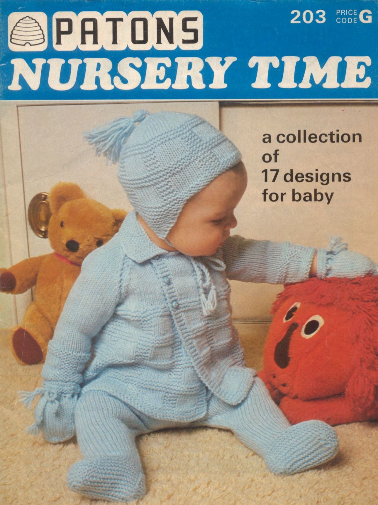 Vintage Coat Dress Knitting Pattern for Baby Patons 203 Nurs - Inspire ...
