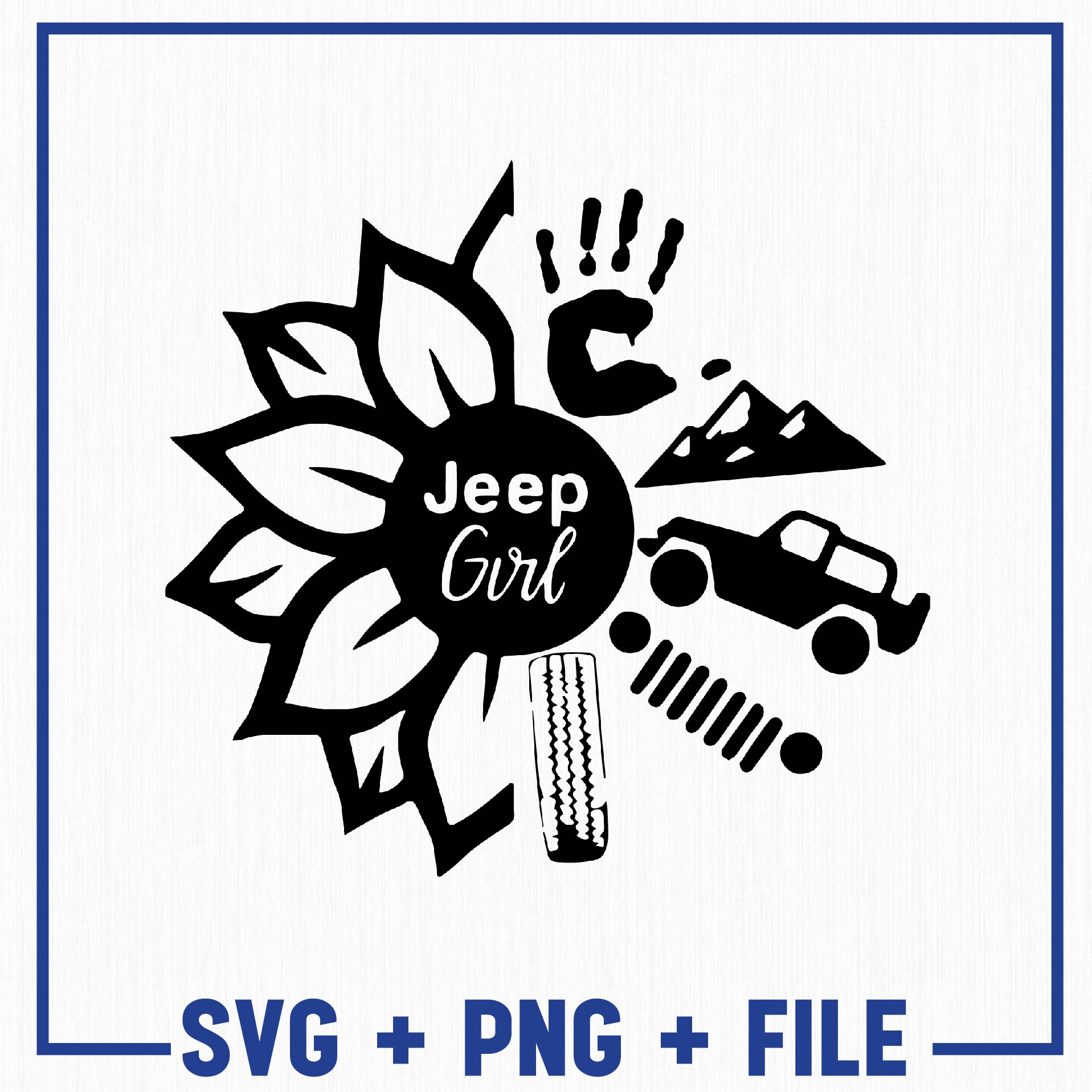 Jeep Girl Svg, Car Svg, American Flag Off Road Car Svg, Png, | Inspire ...