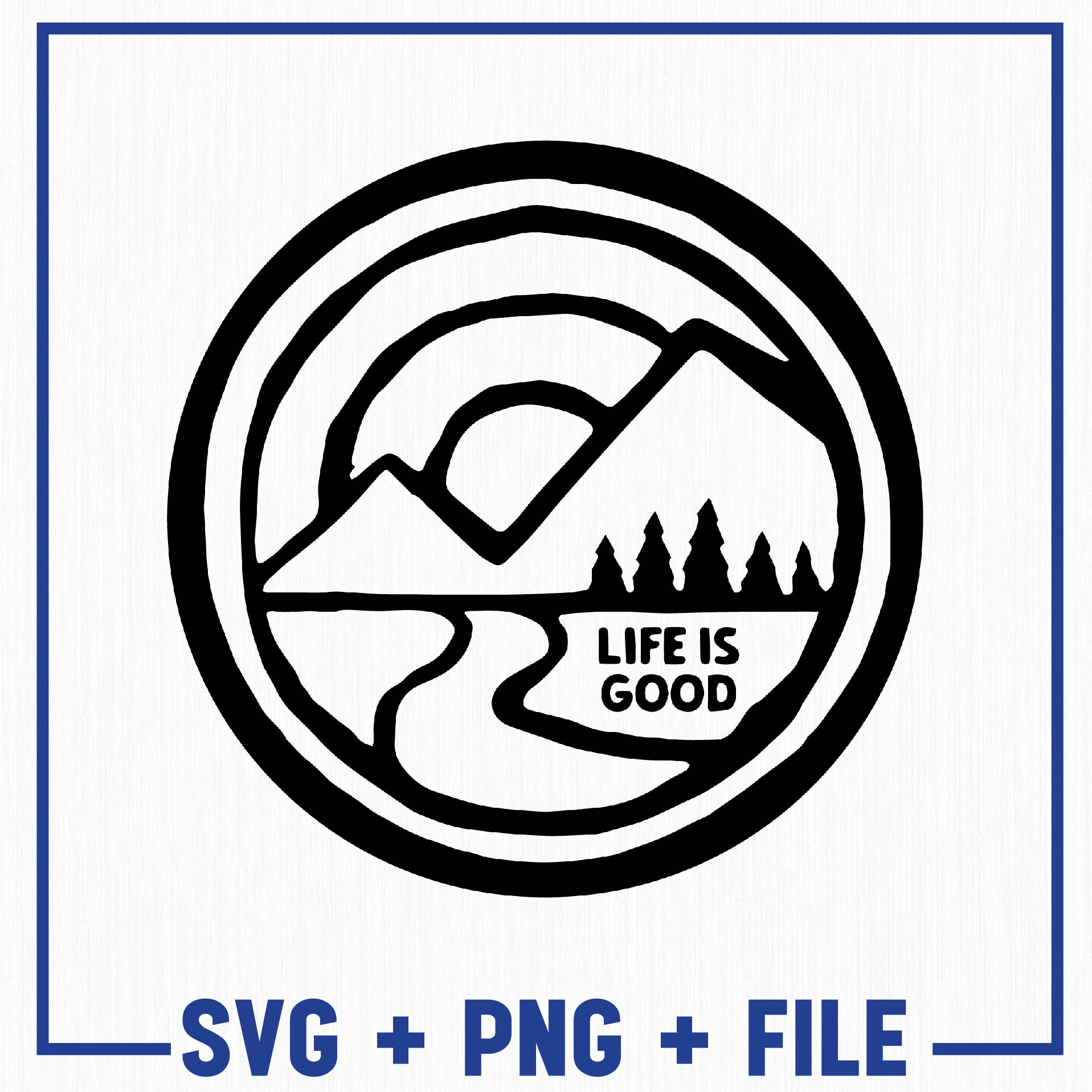 Life Is Good Svg, Truck Silhouette Svg, Car Svg, American Fl | Inspire ...