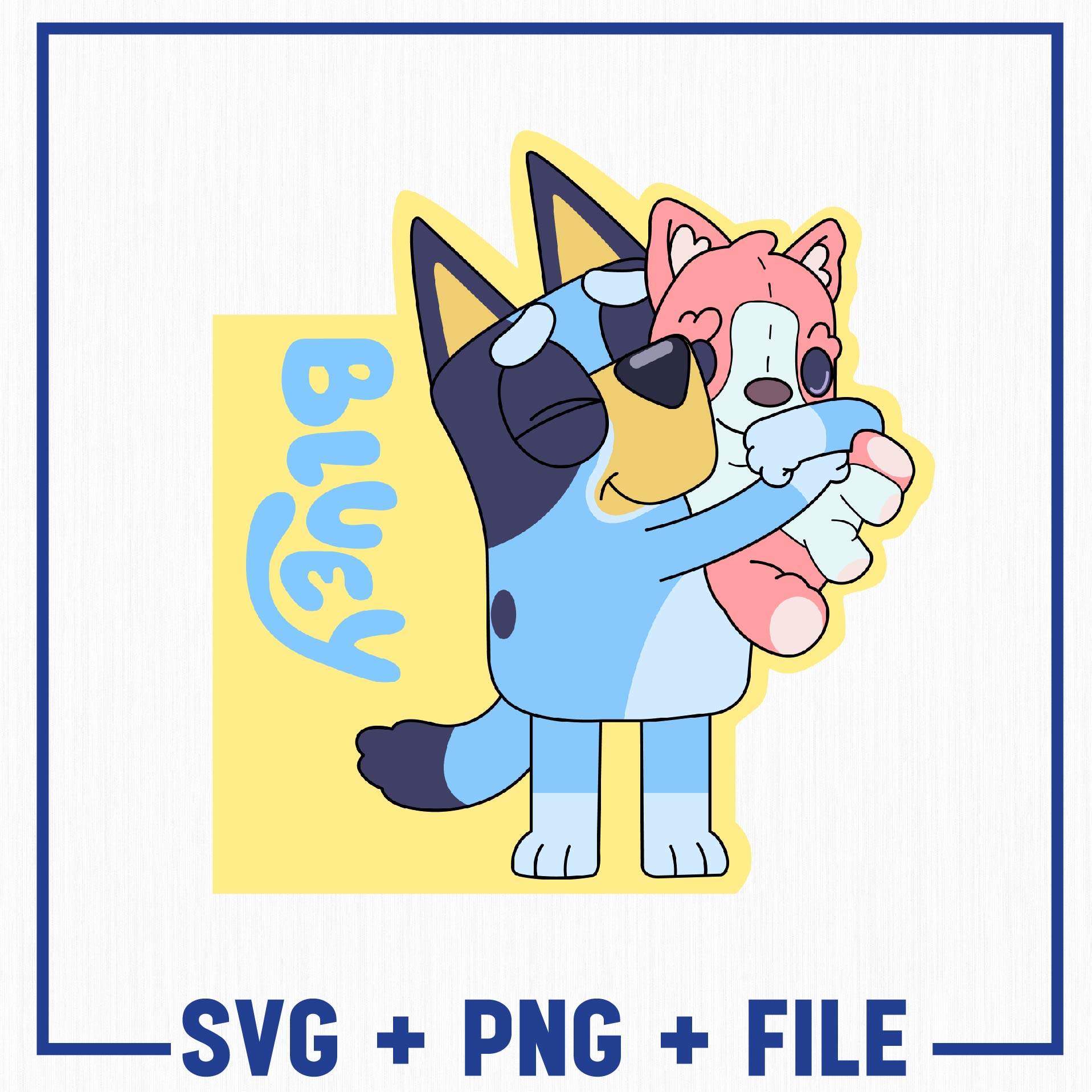 Bluey Family Svg, Bluey Bundle SVG And Png, Bluey Png - Inspire Uplift