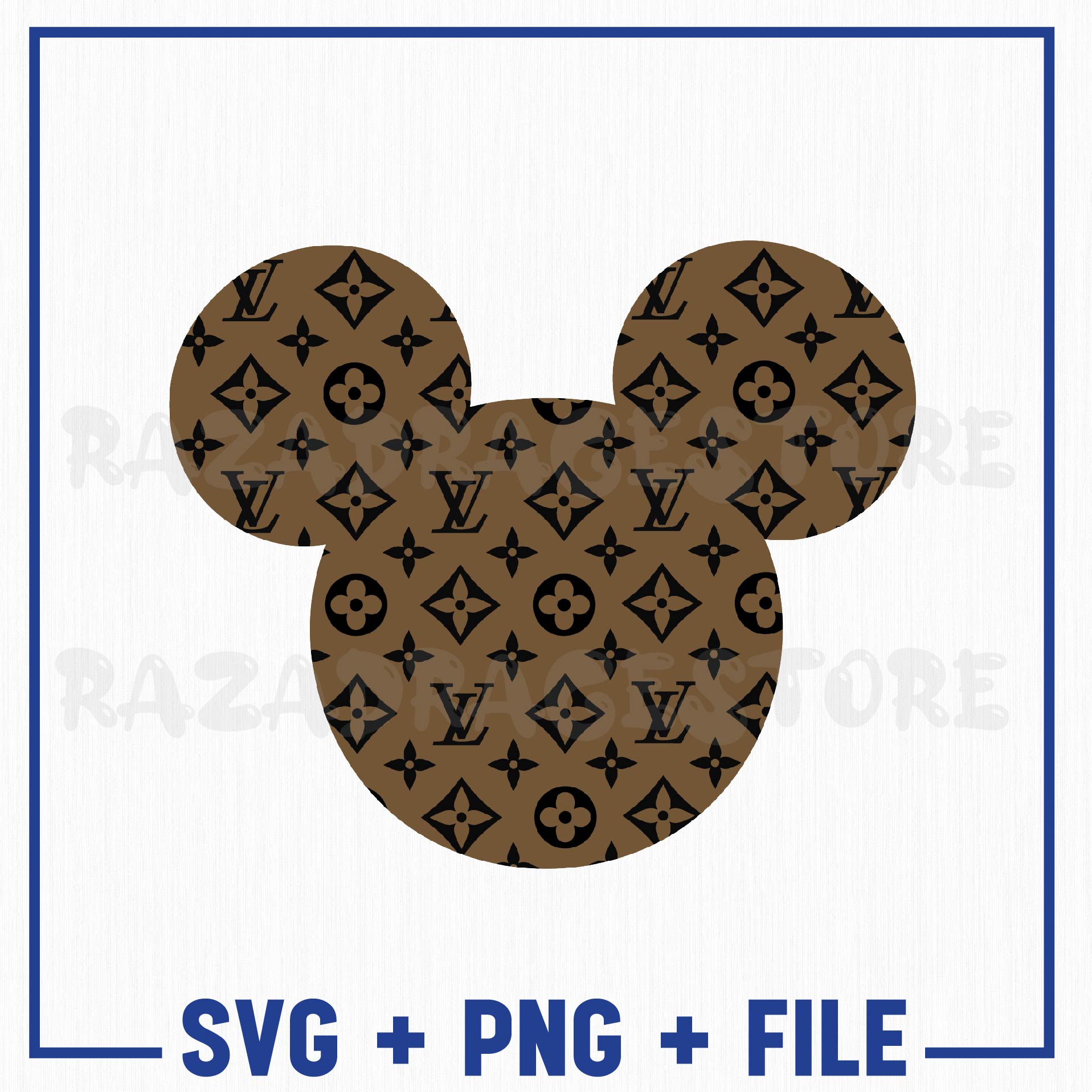 LV Mickey Head Logo Svg, LV Logo Svg, Mickey Head Svg, Micke | Inspire ...