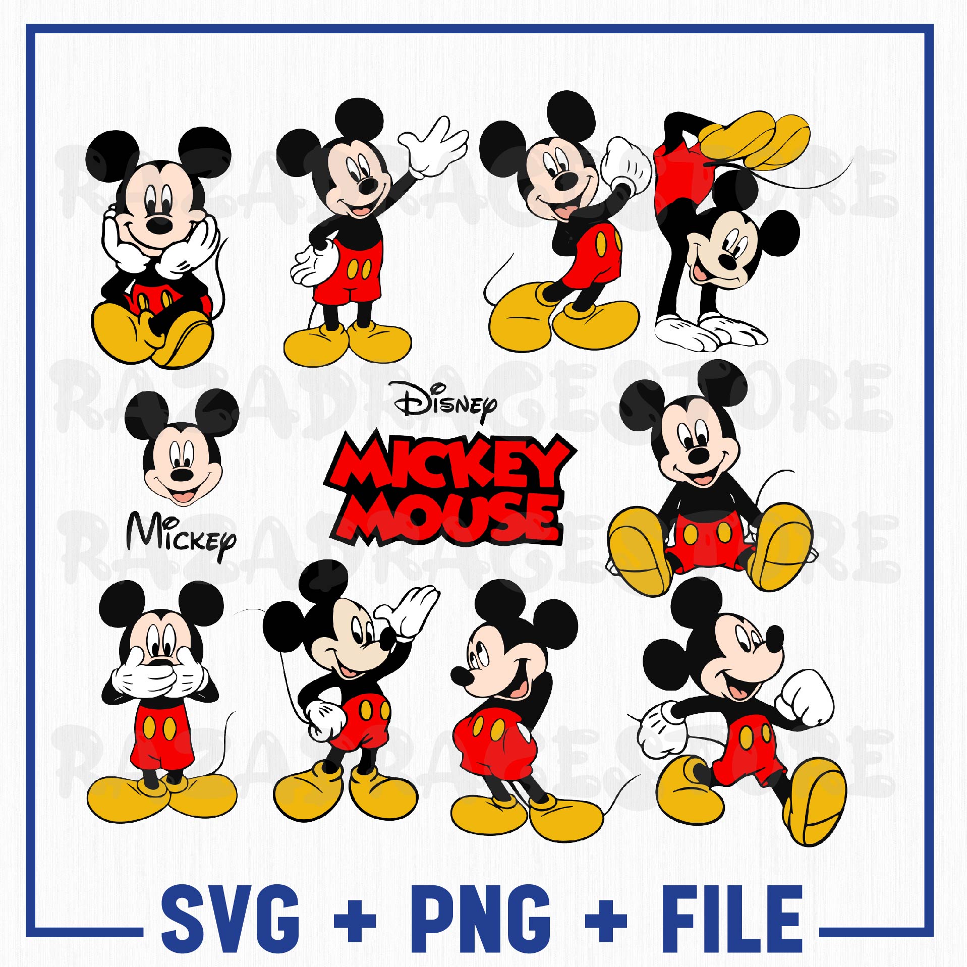 Mickey Mouse Png, Mickey Mouse Logo Svg, Mickey Mouse Svg - Inspire Uplift