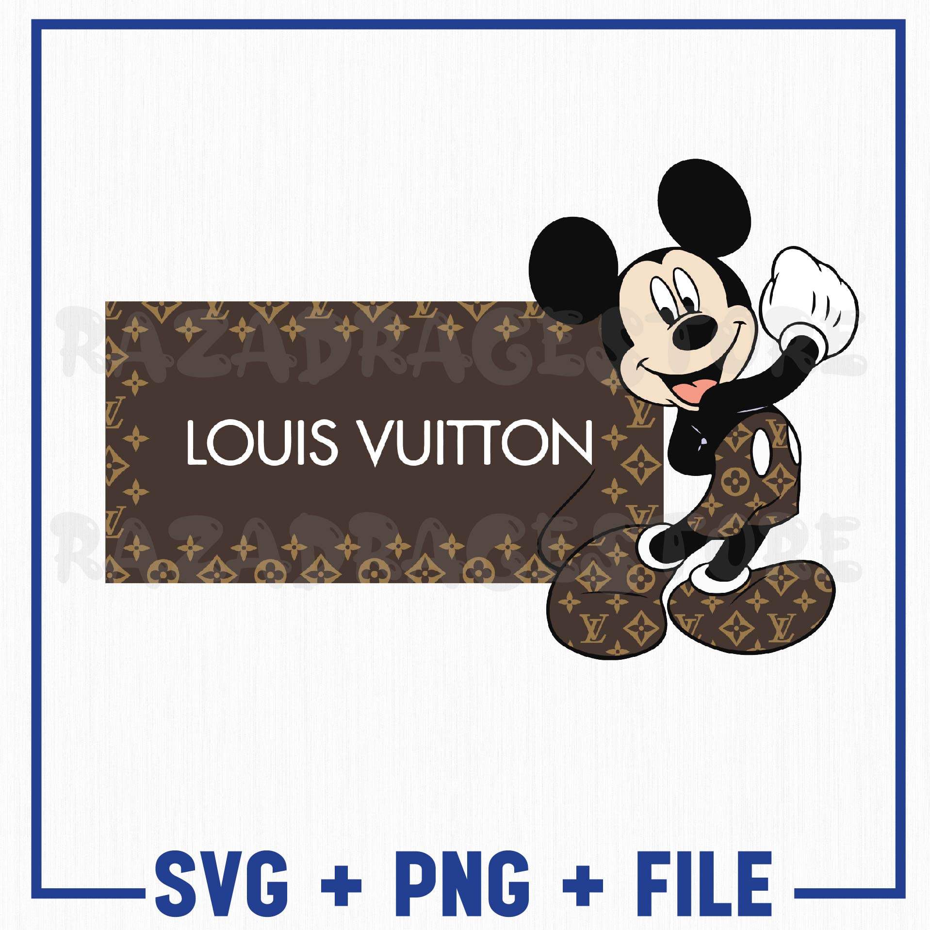 Mickey Mouse Svg, LV Logo Svg, LV Mickey Head Logo Svg | Inspire Uplift