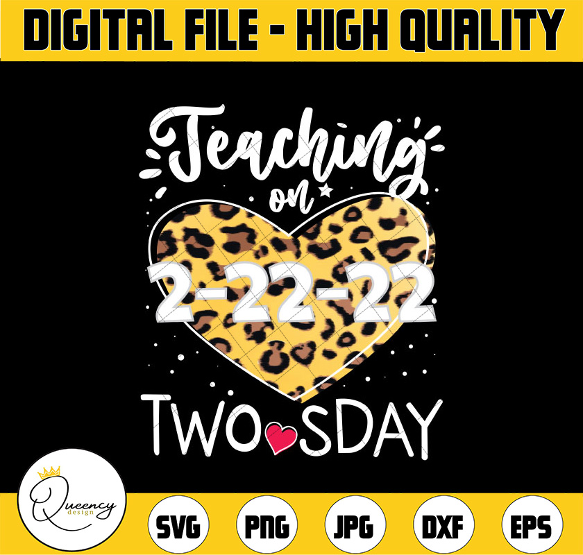 Teaching On A Twosday PNG | Twos Day Png | Teacher Png | Hap | Inspire ...