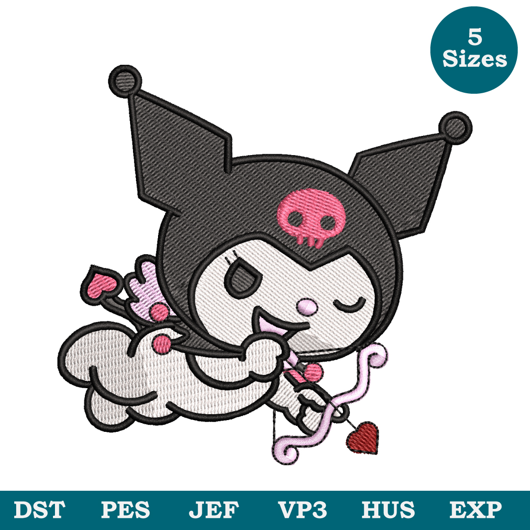 Kuromi Machine Embroidery Pattern, Kuromi Embroidery Designs | Inspire ...