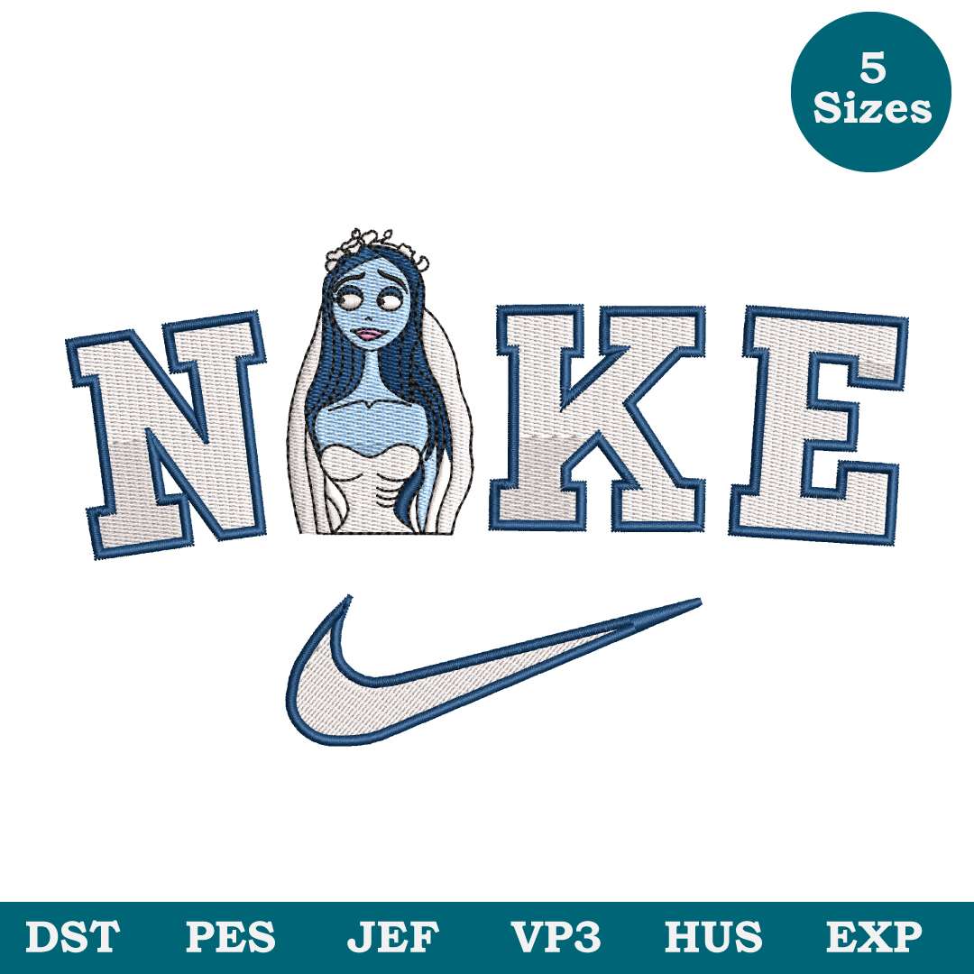 Nike Emily the Corpse Bride Machine Embroidery Design 5 Size | Inspire ...