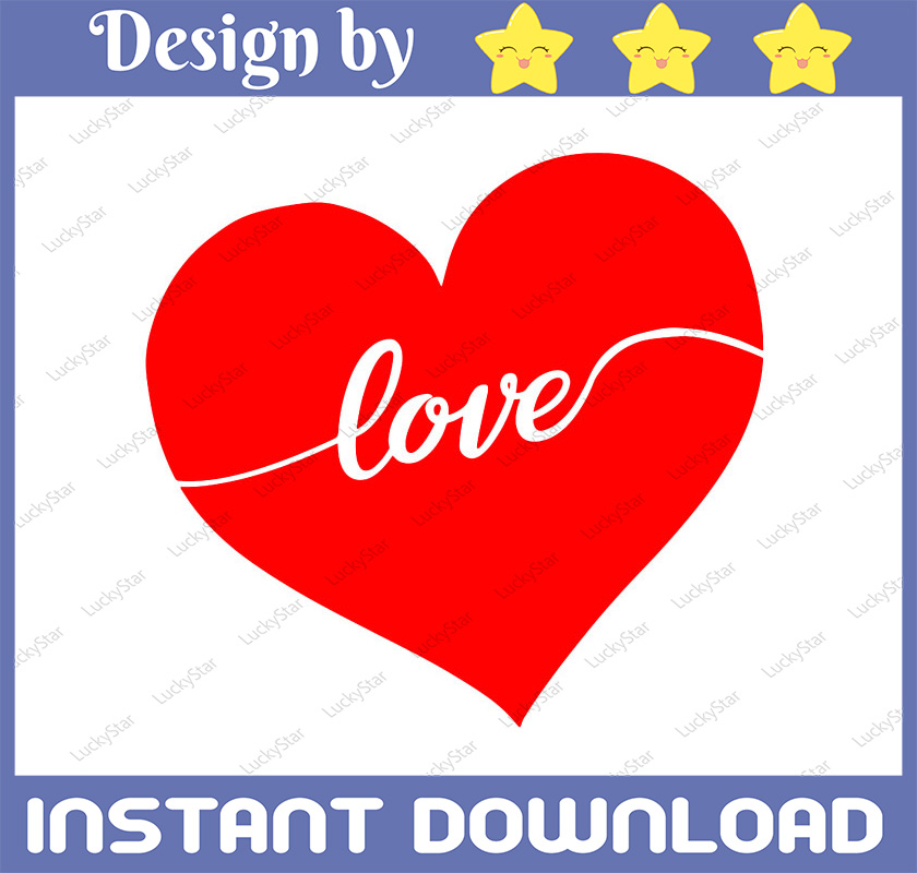 Valentine SVG, Valentines Day SVG, Love SVG, Love Heart Svg, | Inspire ...