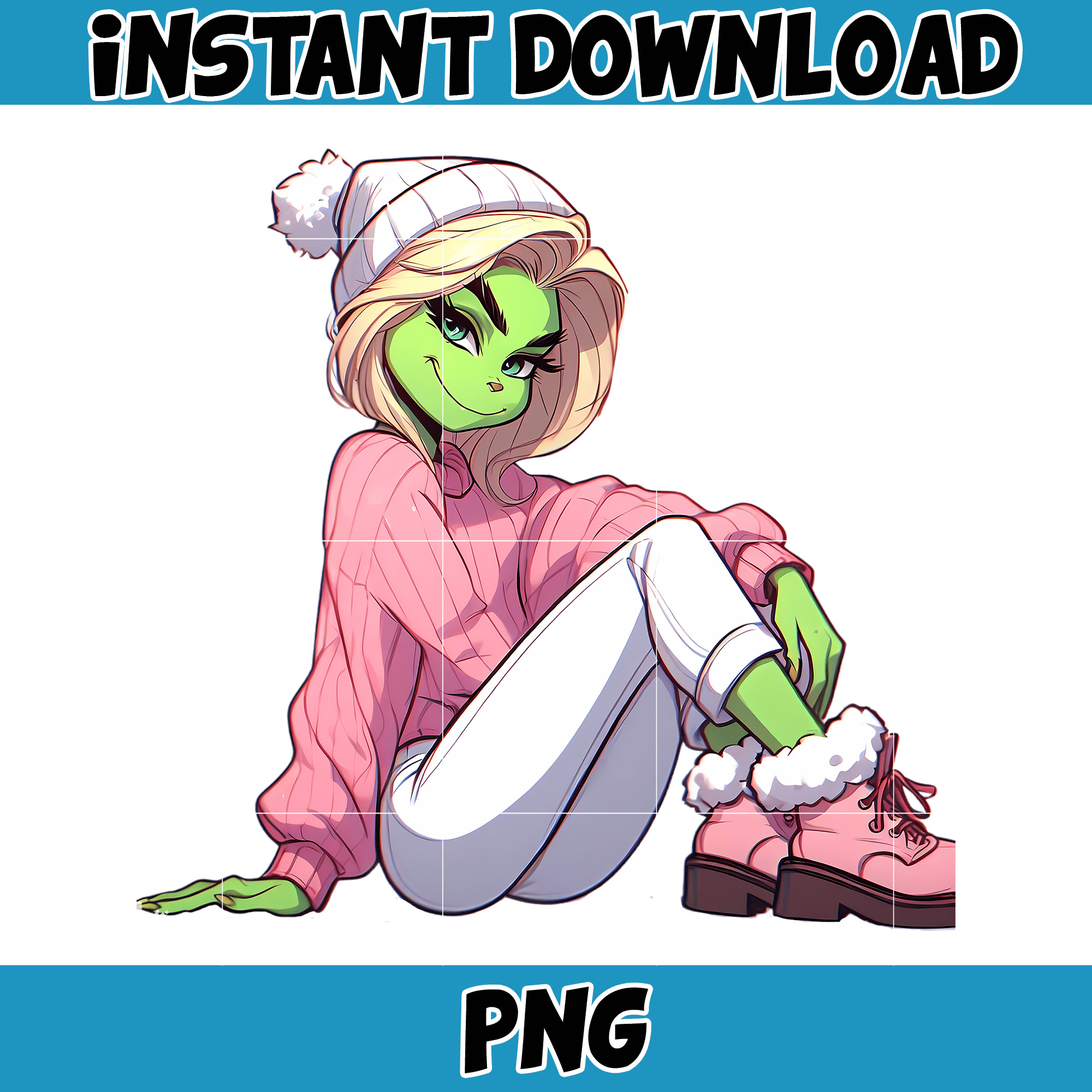 Pink Girl Grinch Png File,Cute Grinch File, Grinchmas Png, G | Inspire ...
