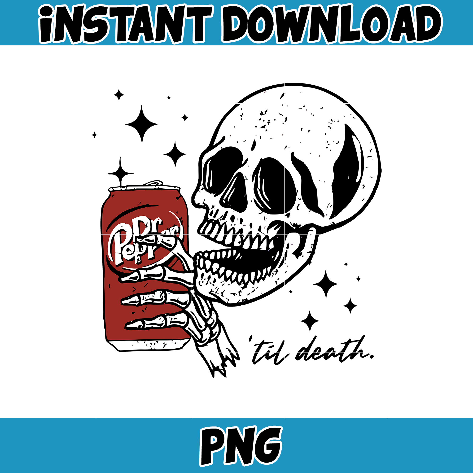 Till Death Retro Grunge Distressed Png, Dark Red Soda Can Di | Inspire ...