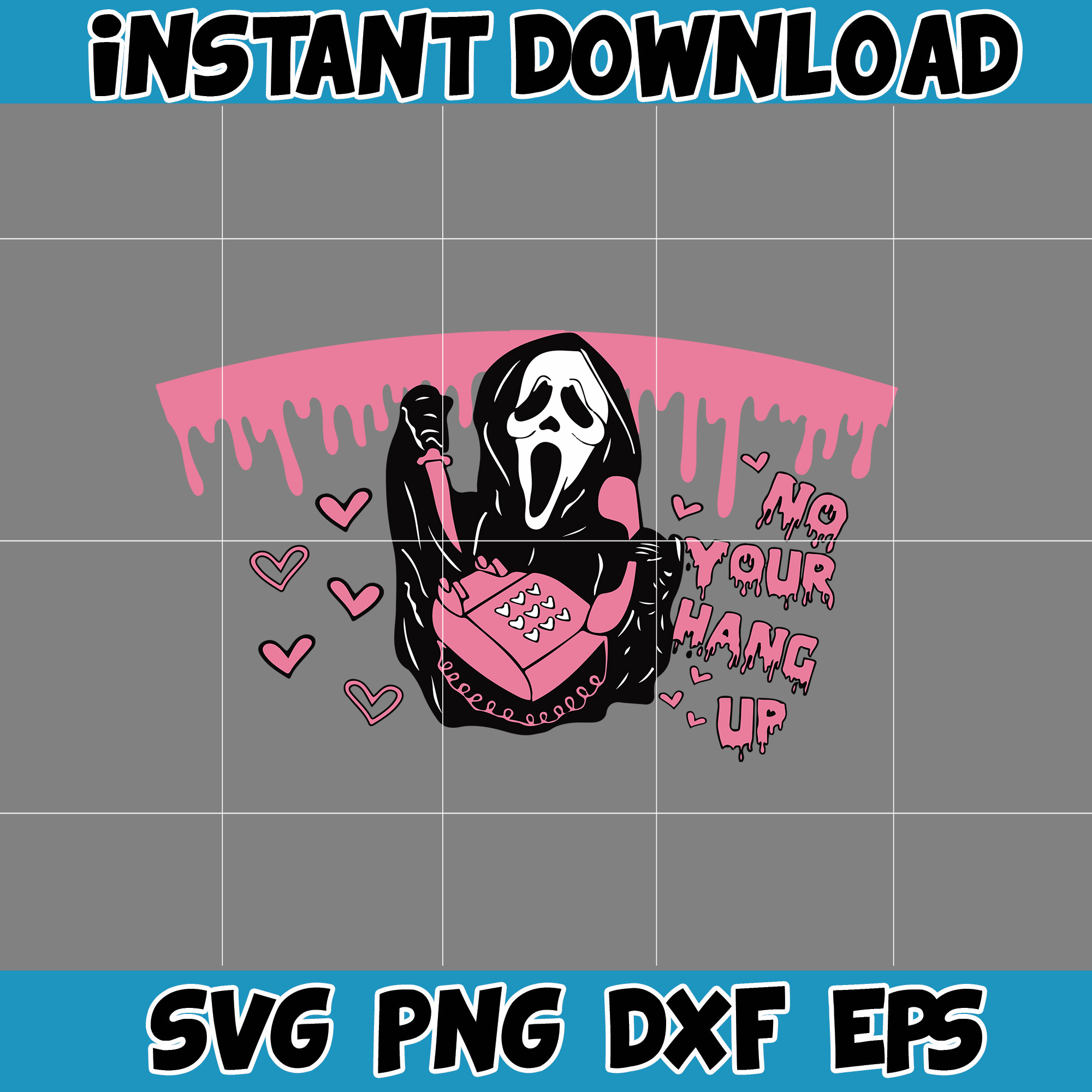 Valentines Scream Ghost Svg, Scream Shost Svg, Ghostface Val - Inspire ...