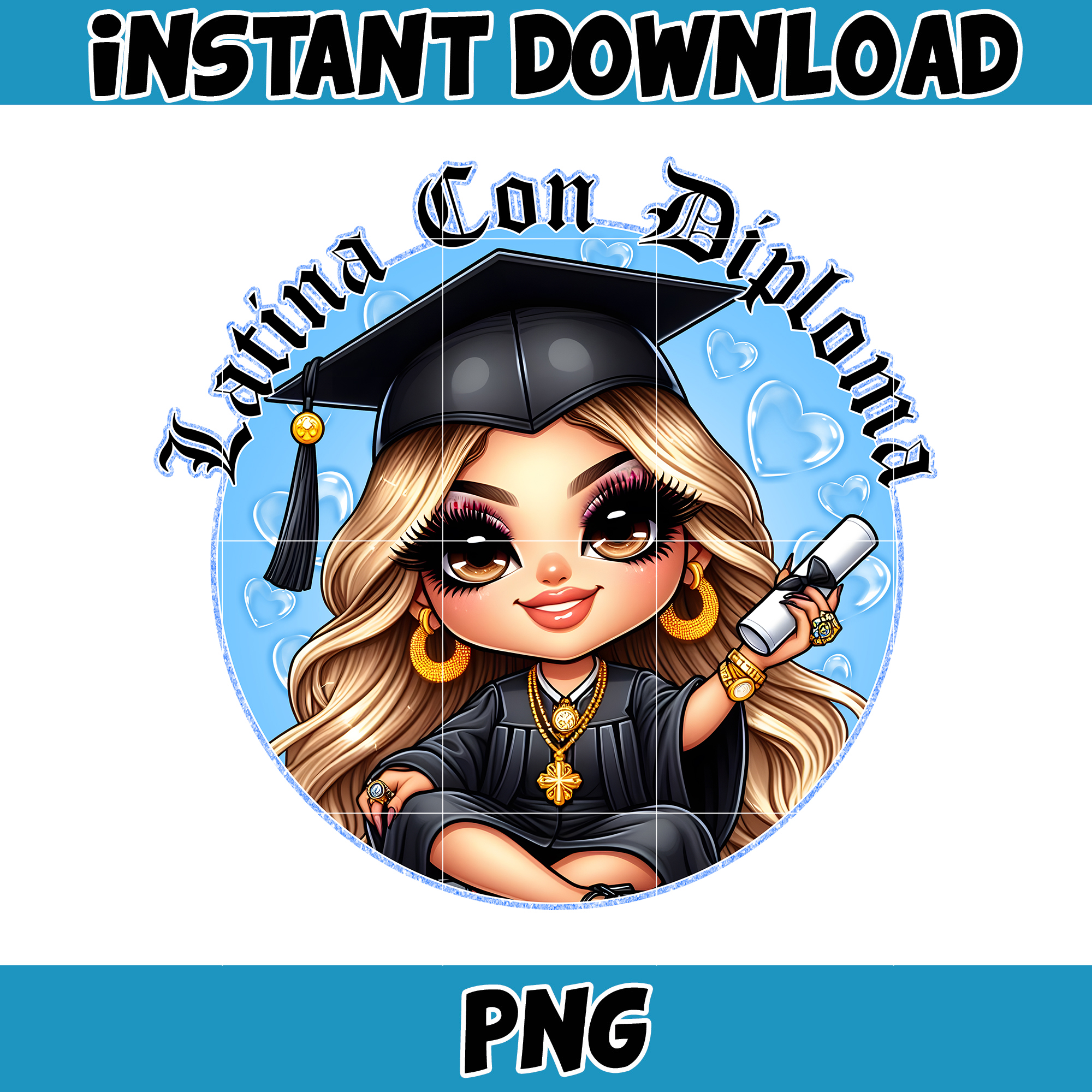 Para Mi Familia Chicano Png, Graduation Chibi Style Png, Edu - Inspire ...