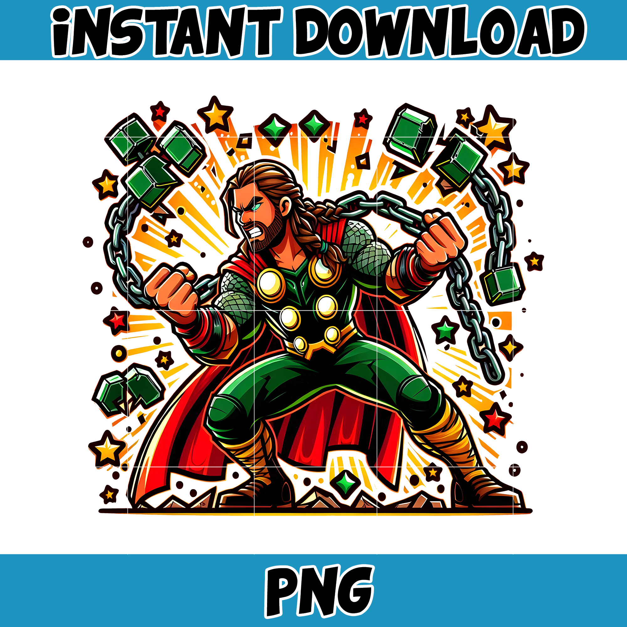 Thor Png, Superhero Juneteenth Breaking Every Chain Png, Bla - Inspire ...