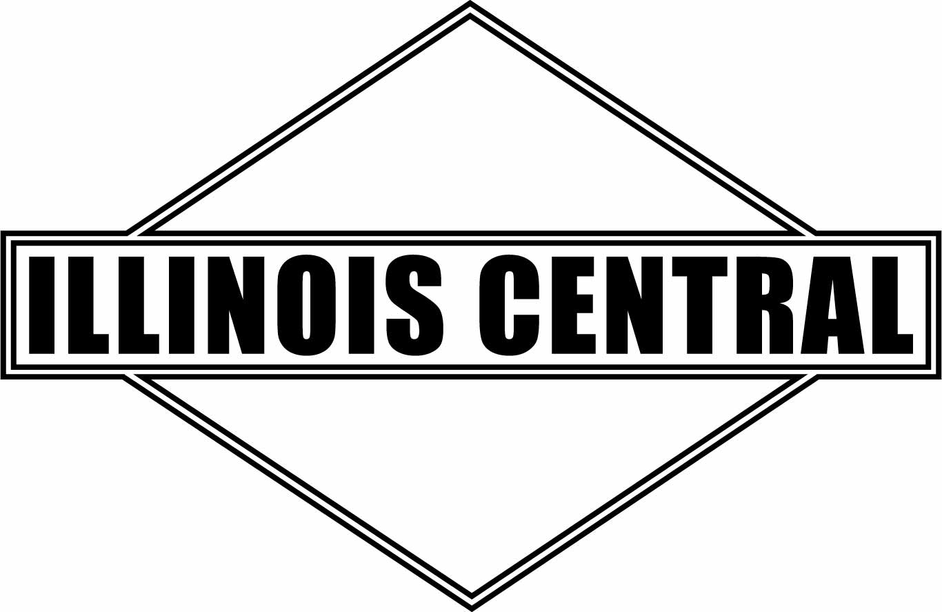 ILLINOIS CENTRAL RAILROAD EMBLEM VECTOR FILE Black white vec - Inspire ...