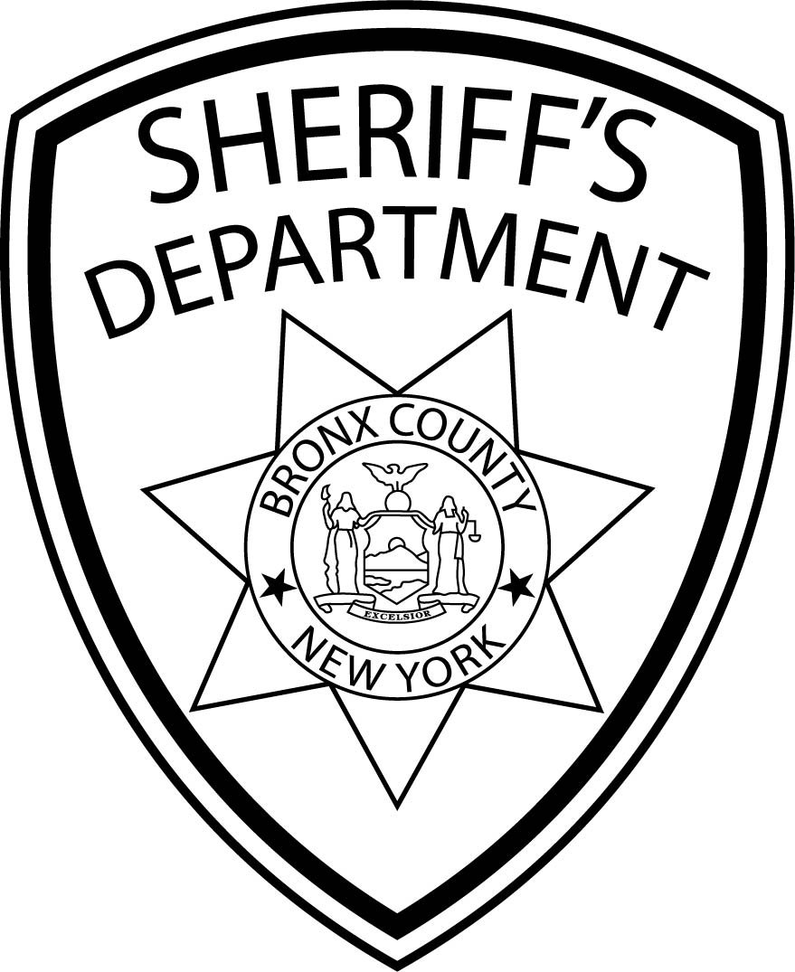 BRONX COUNTY SHERIFF LAW ENFORCEMENT PATCH VECTOR FILE Black | Inspire ...