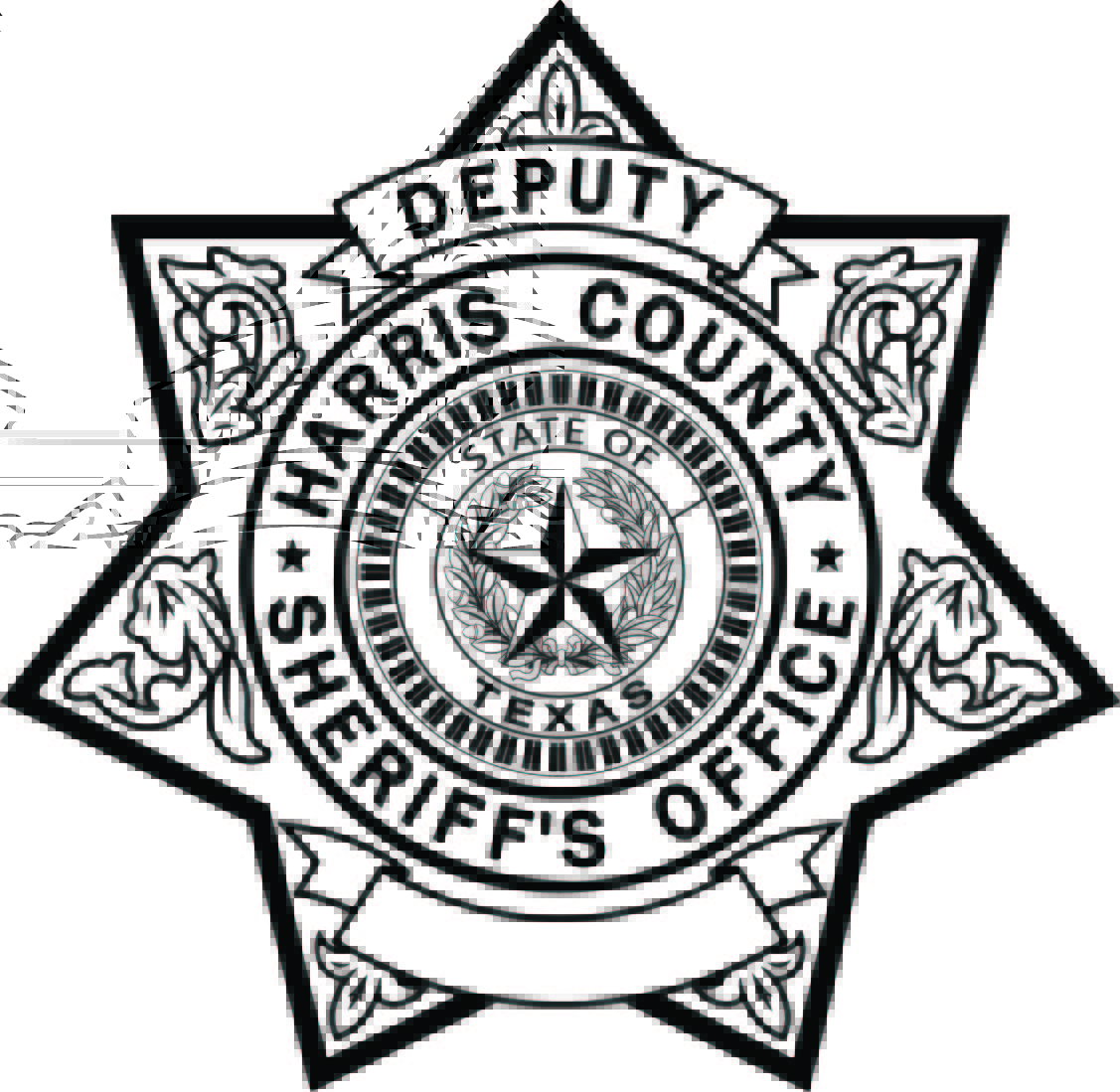HARRIS COUNTY DEPUTY SHERIFF,S OFFICE BADGE VECTOR FILE Blac - Inspire ...