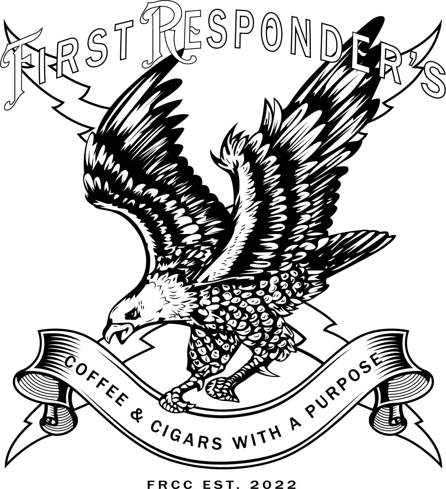 FIRST RESPONDERS VECTOR FILE Black white vector outline or l - Inspire ...