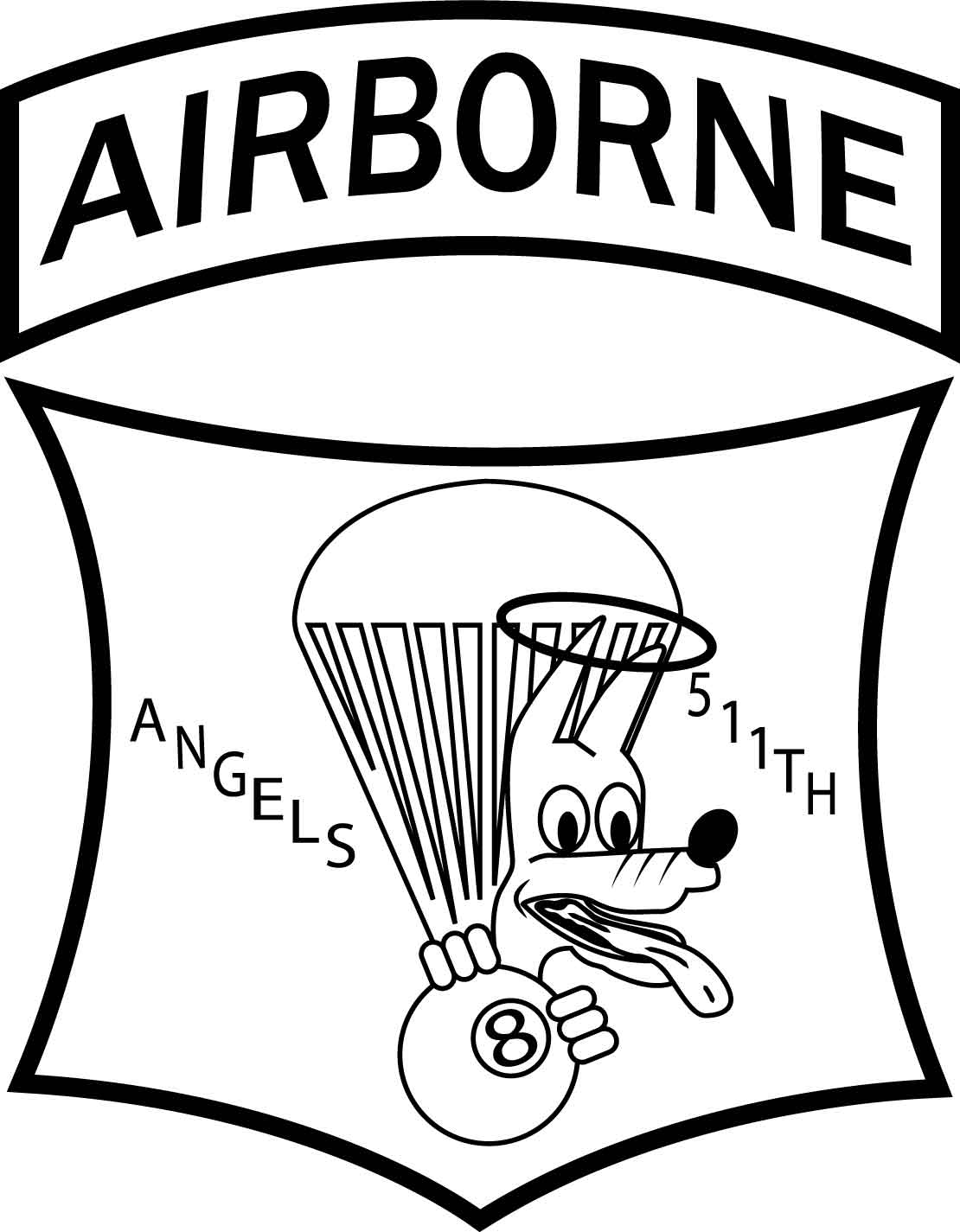 511th PARACHUTE INFANTRY REGIMENT US ARMY AIRBORNE WW2 INSIG | Inspire ...