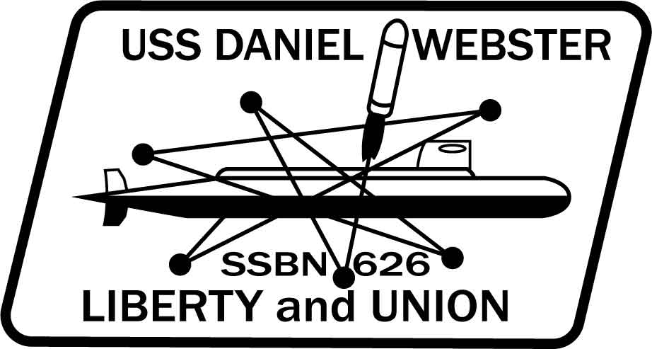 USS DANIEL WEBSTER SSBN-626 BALLISTIC MISSILE SUBMARINE PATC - Inspire ...