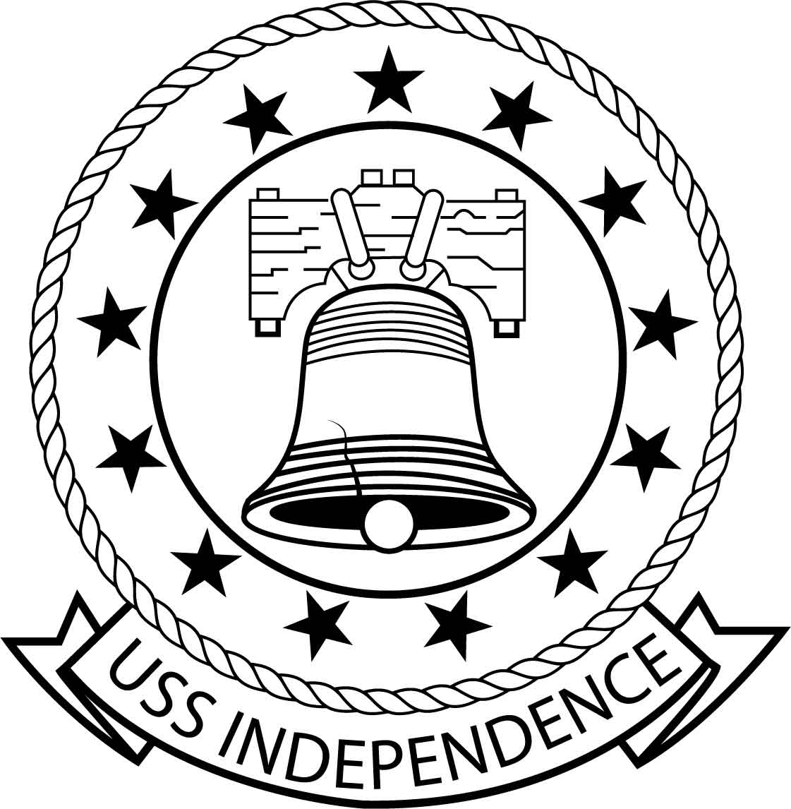 US NAVY USS INDEPENDENCE CV-62 AIRCRAFT CARRIER PATCH VECTOR - Inspire ...