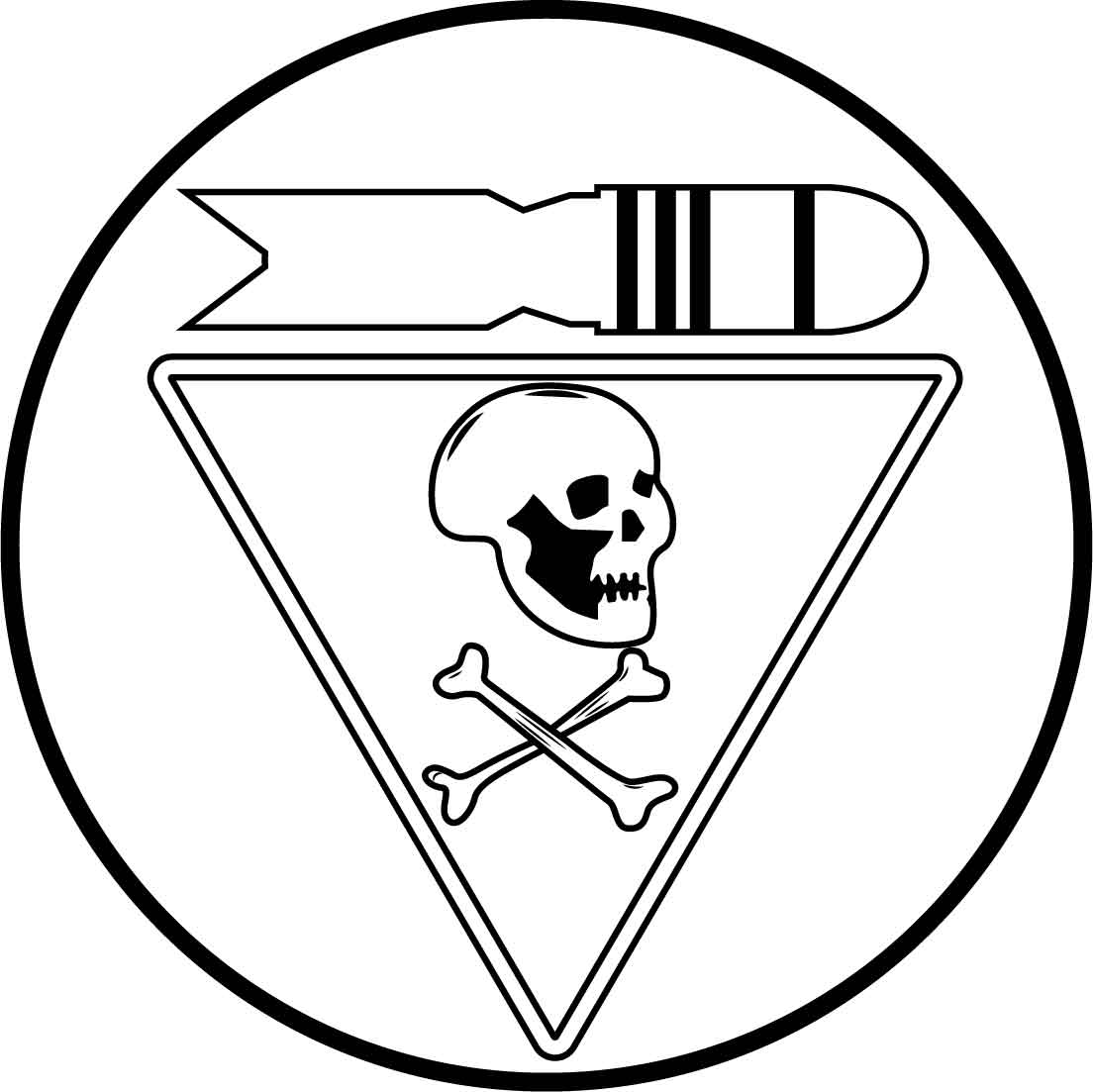 31 TES Heritage PATCH VECTOR FILE Black white vector outline | Inspire ...