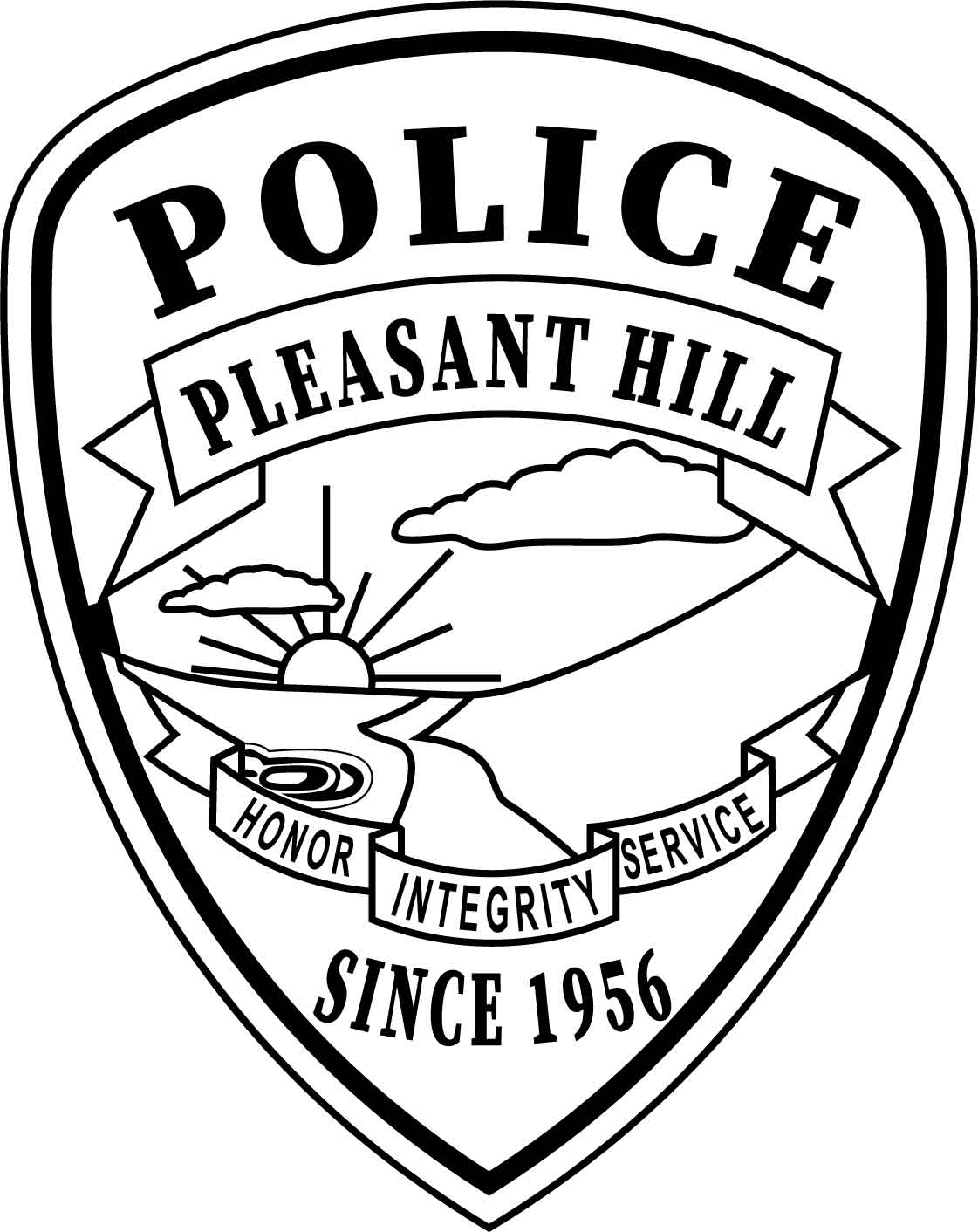 PLEASANT HILL POLICE HONOR INTEGRITY SERVICE PATCH VECTOR FI | Inspire ...