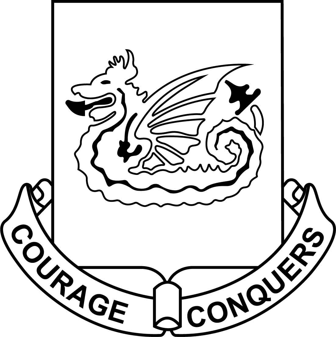 us army 37th armor regiment unit crest vector file Black whi | Inspire ...