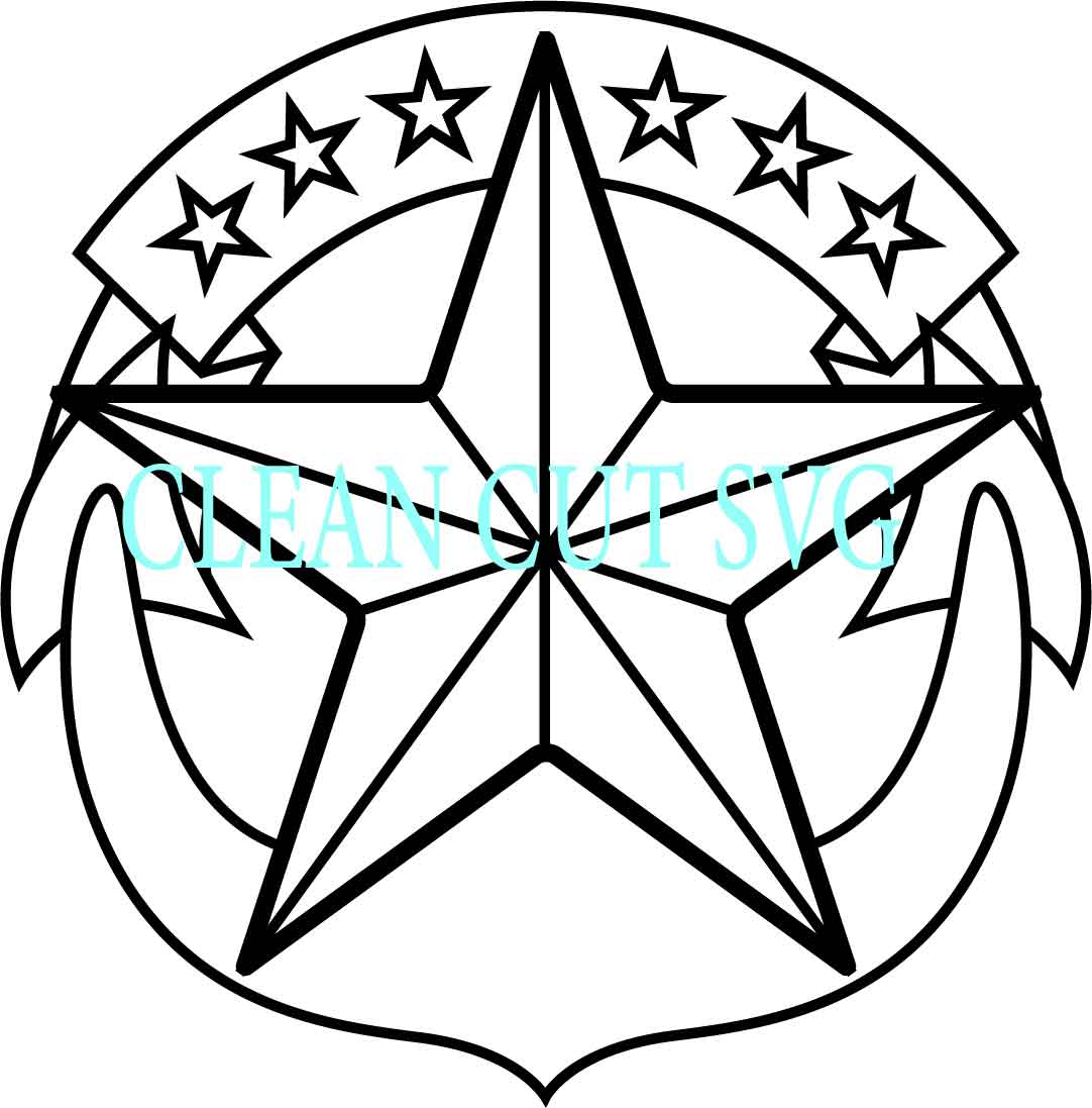 U S Navy Command at Sea pin patch vector file Black white ve | Inspire ...