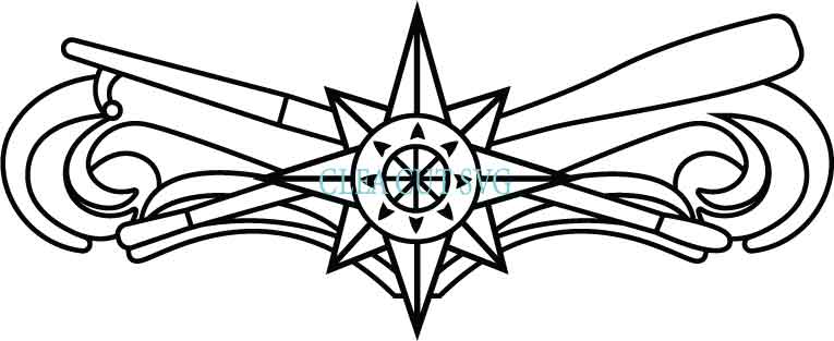 USCG Boat Force Operations insignia vector file Black white | Inspire ...