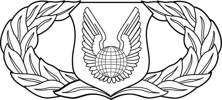 United States Air Force Operations Support Badge vector file | Inspire ...