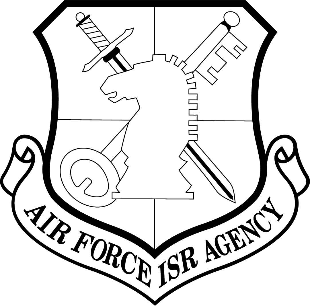 Air Force ISR Agency patch vector file Black white vector ou | Inspire ...