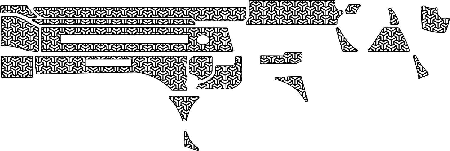 BERETTA 92 FS DESIGN 2 GUN TEMPLATE VECTOR FILE Black white | Inspire ...