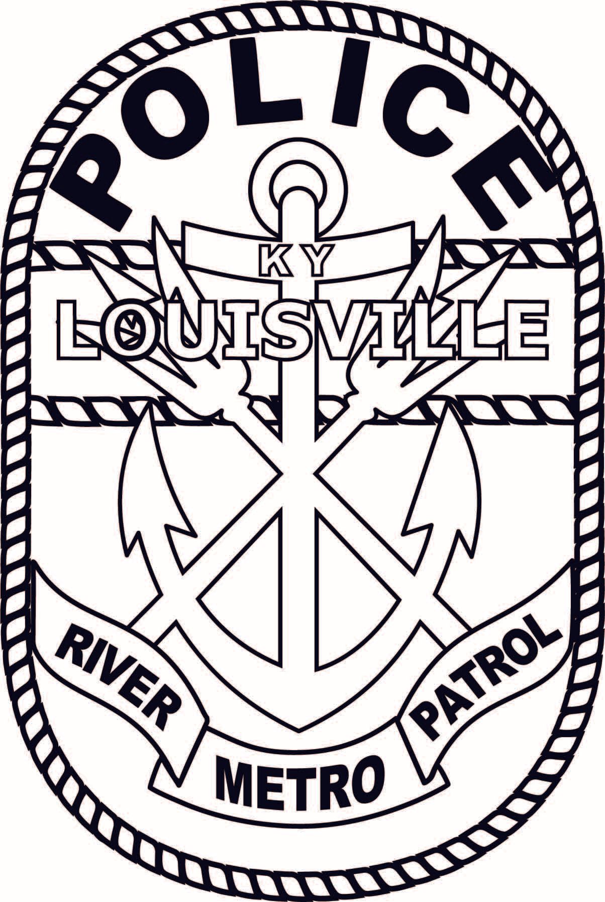 LMPD River Patrol police patch vector file vinyl cutting, di | Inspire ...